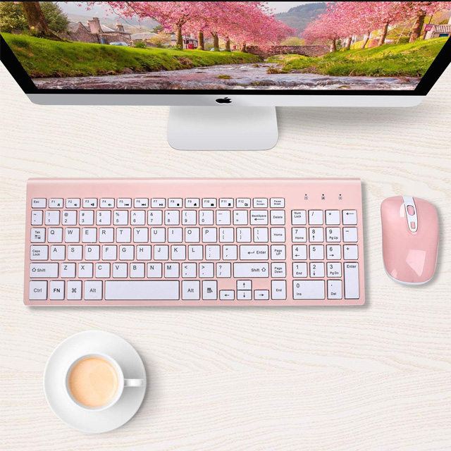 Trendygems Wireless Keyboard Mouse Combo Cimetech Compact Full Size Wireless Keyboard And